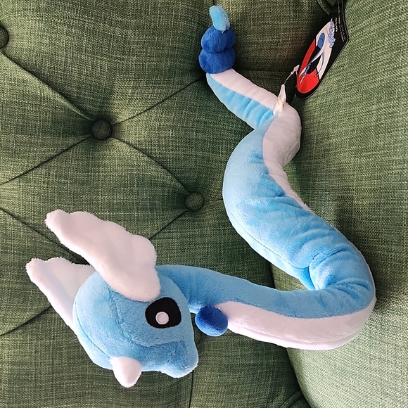 Pokemon | Toys | Pokemon Dragonair Poseable Plush | Poshmark